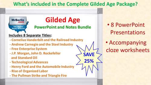 Gilded Age PowerPoint and Notes Bundle by MrBerlin | TpT