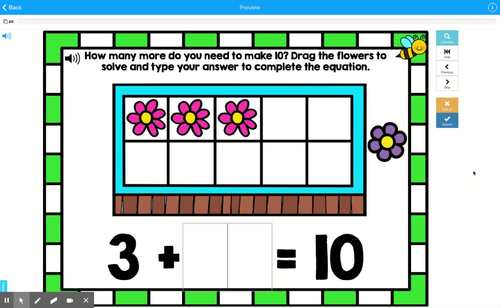 Making 10 Games Addition to 10 Spring Boom Cards by Krafty in Kinder