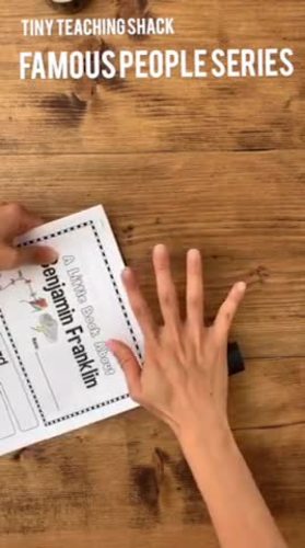 Benjamin Franklin Flipbook for 1st & 2nd Grade Social Studies - Famous ...