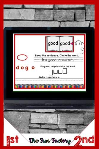 Digital Sight Words Practice for Google Classroom ™ List 5 Distance ...