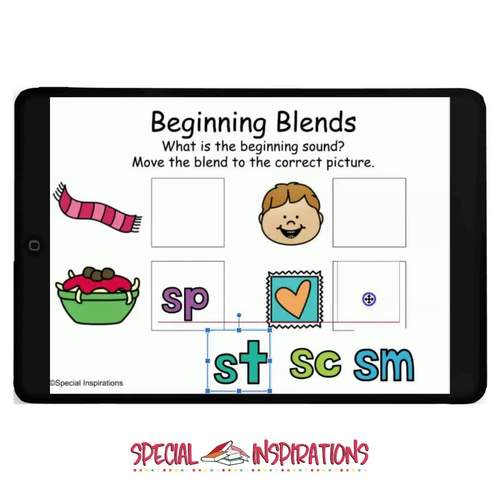 S Blends Task Cards | Print & Digital | Google Slides™ Science of Reading