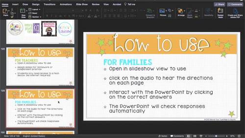 Digital Learning MATH {Interactive Slides} First Grade: Counting On