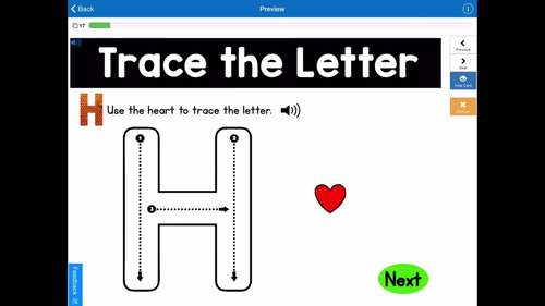 Letter H Alphabet Activities | Digital Task Cards with Boom Learning