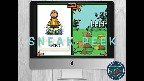 NO PRINT Spring Garden Articulation - L Edition for Distance Learning