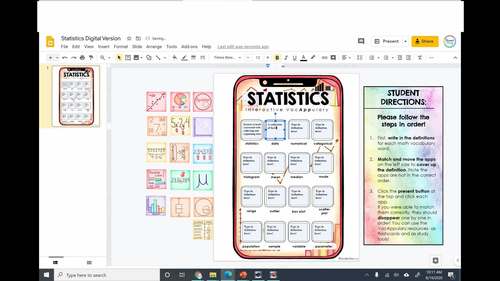 Statistics Vocabulary | Interactive VocAPPulary™ - Math Vocabulary Activity