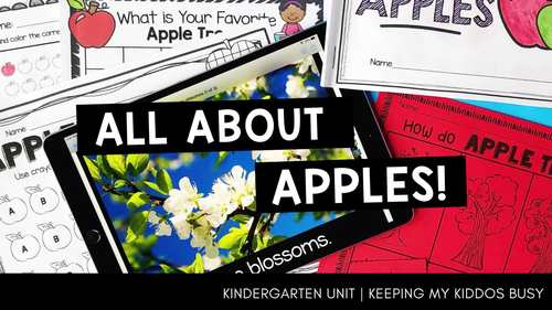 Apples - Apple Activities Unit - Kindergarten First Grade PreK - Slideshow