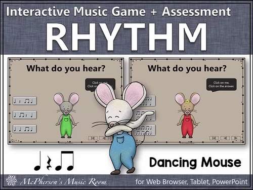 Spring Music ~ Eighth Notes Interactive Rhythm Game + Assessment ...