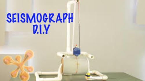 How to make seismograph working model at home | DIY seismograph by Letstute