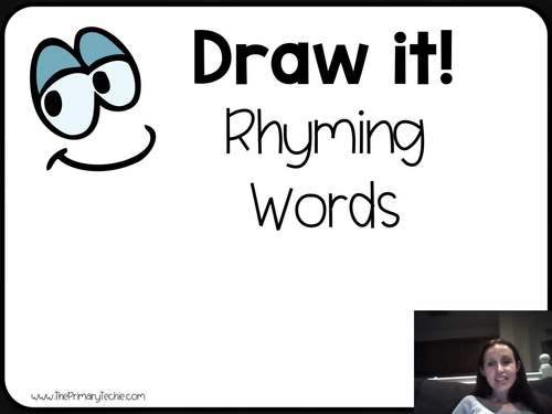 Rhyming Activities Rhymes 7 Minute Whiteboard Videos - DRAW IT! Rhyming ...