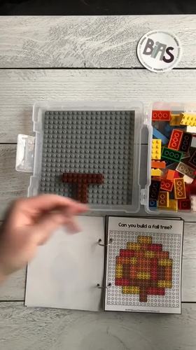 Snap Together Stories Seasonal Bundle (Building Brick/LEGO Pattern Cards)