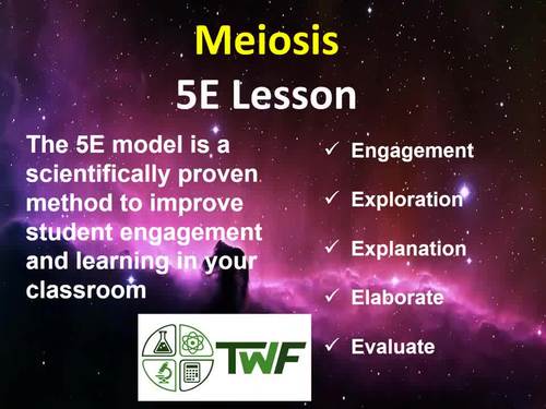 Meiosis - Complete 5E Lesson Bundle by Teach With Fergy | TPT