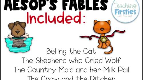 Aesop's Fable Reading Activities - SET 3 for Seesaw & Google (Distance ...