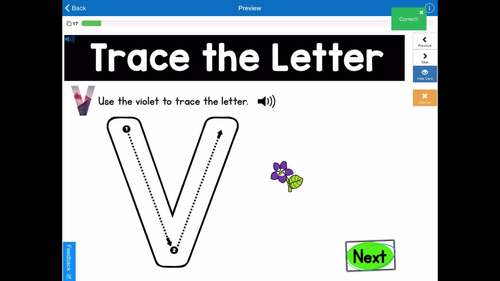 Letter V Alphabet Activities | Digital Task Cards with Boom Learning