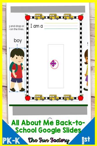 All About Me Google Slides™ | All About Me Distance Learning for Back ...