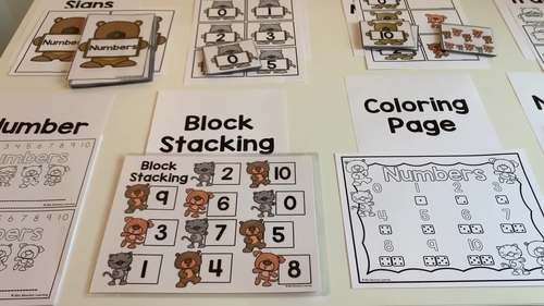 Number Activities- Preschool, Pre-K and Kindergarten by Mini Mountain ...