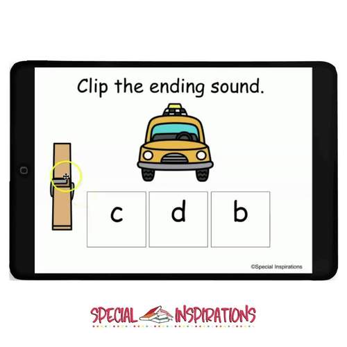 Ending Sounds Task Cards | Print & Digital | Google Slides™ | TPT