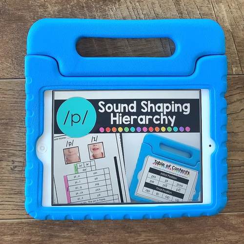 The P Sound Shaping Hierarchy Curriculum by Nicole Allison | TPT