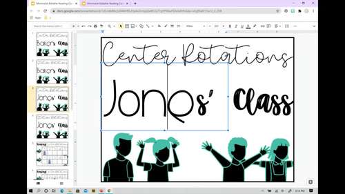 Reading Centers and Stations Google Slides Pack EDITABLE | TPT