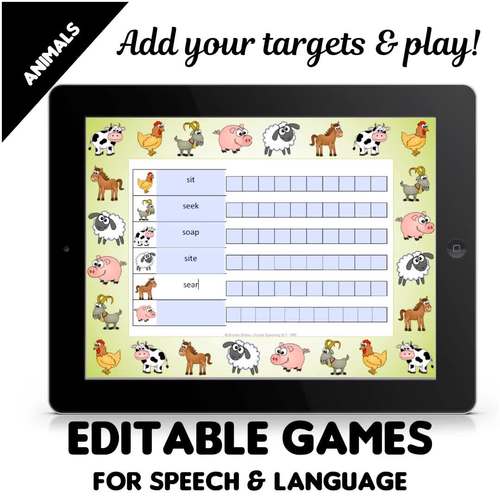 Mixed Groups Editable Board Games - No Print - Summer, Pirates & Animal ...