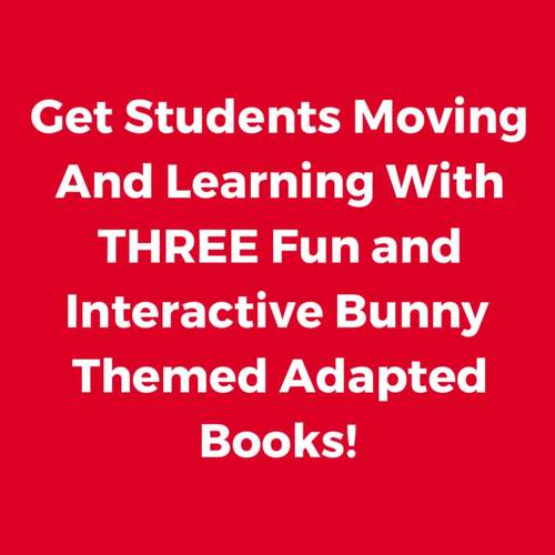 Bunny Adapted Books And Activities by File Folder Heaven | TPT