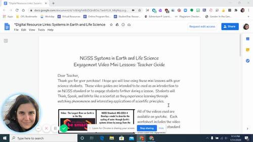 NGSS Video Mini Lessons: Systems in Earth and Life Science--Distance ...