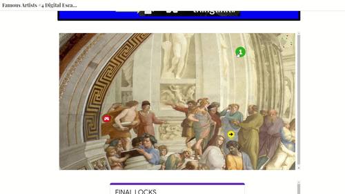 Famous Artists #4 DIGITAL ESCAPE ROOM for Google Drive® | Raphael ...