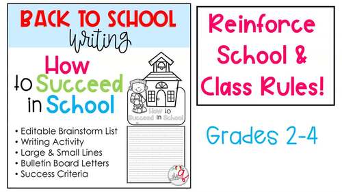 Back to School Informational Writing - Informative Back to School ...