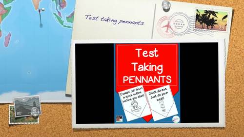 Pennants State Test Taking Tips Reminders Motivation by LisaTeachR's ...