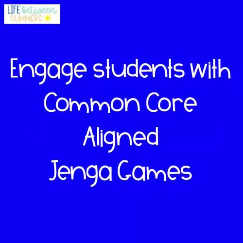 Editable Back to School Get to Know You Jenga Game by Life Between Summers
