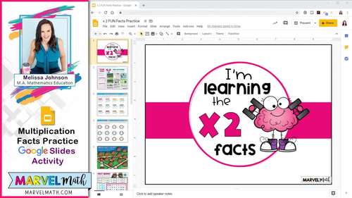 x10 Multiplication Facts Practice­ - Digital Activities ...