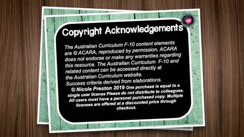 YEAR 7 MATHS Learning GOALS (Aust Curric) Posters & Success Criteria ...