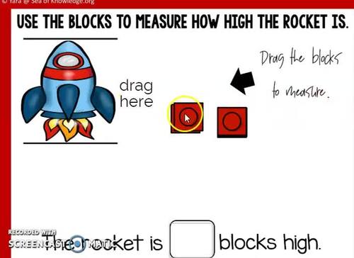 Measuring Length Nonstandard Measurement | Digital Boom Cards | TPT