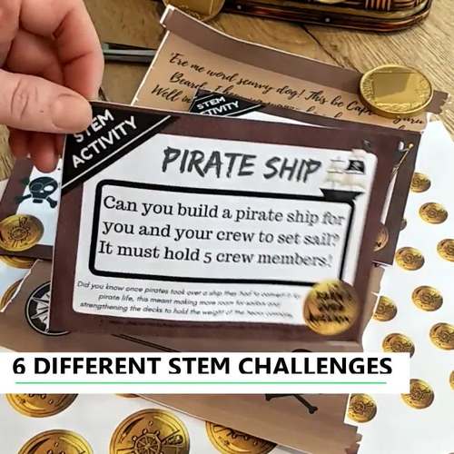 STEM Activities Pirate Challenges by Curiosity and the Hungry Mind
