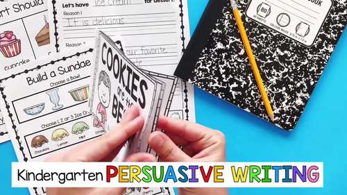 Persuasive Writing Bundle - PDF and Boom Cards™ Kindergarten and First ...