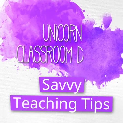 RAINBOW UNICORN Alphabet Posters Back to School Classroom Decor