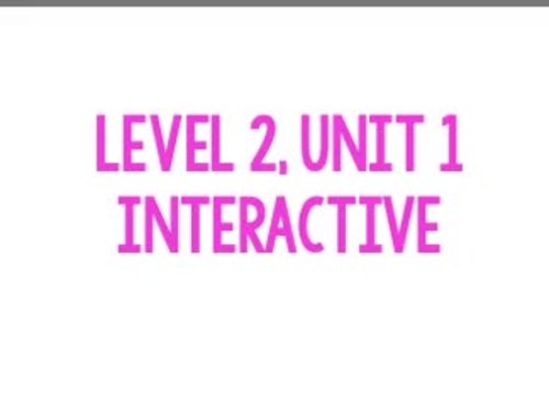 Find-A-Star: A Reward System for *Interactive* Level 2 (Units 1-6 ...
