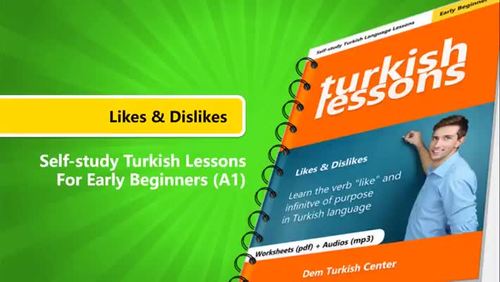 Turkish Language Lessons A1 10: Likes & Dislikes by Dem Turkish Center