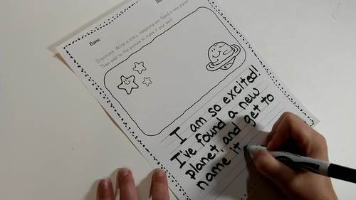 Outer Space Writing Prompt Pages by Miss Rachel's Studio | TpT