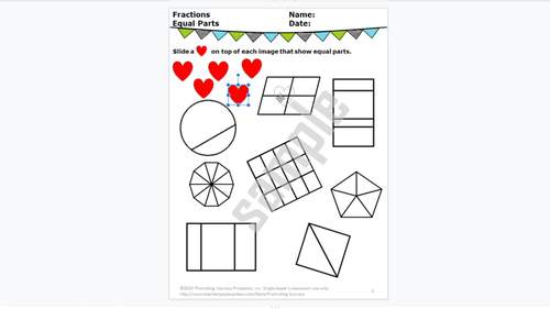 3rd Grade Fractions Review on a Number Line Google Slides Digital Resources