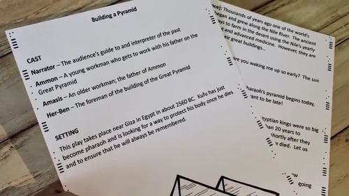 Ancient Egypt Reader's Theater Plays (With Leveled Parts) | TPT