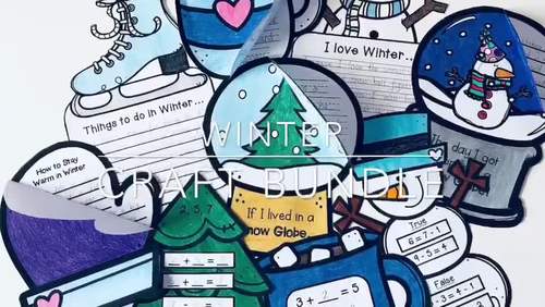 Winter Craft Bundle by Terrific Teaching Tactics | TpT