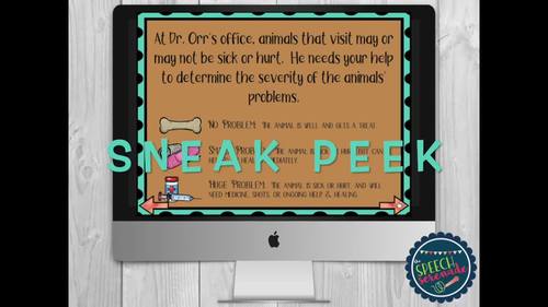 NO PRINT Pet Vet Language - Problem Gauging & Solving for Distance Learning