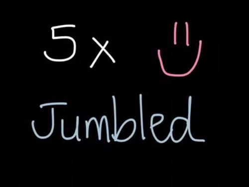 JUMBLED! Learn Your 5x Multiplication Tables! by The Worker Bee | TPT