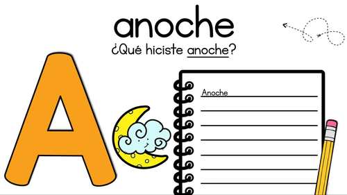Spanish A-Z Writing Prompts Printable & Digital - 150 Prompts by ...