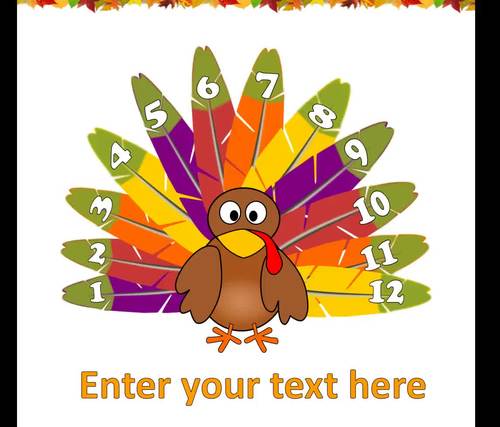 Thanksgiving Trivia Template (PowerPoint) by Handy Teaching Tools