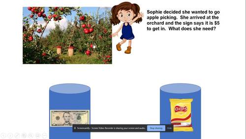 Interactive Problem Solving/Object-Function Game: Sophie Goes Apple Picking