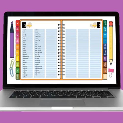 Personal Dictionary for 3rd to 5th Bundle | Digital and Printable | Google™