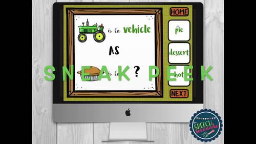 NO PRINT Fall Language Pack for Distance Learning by The Speech Serenade