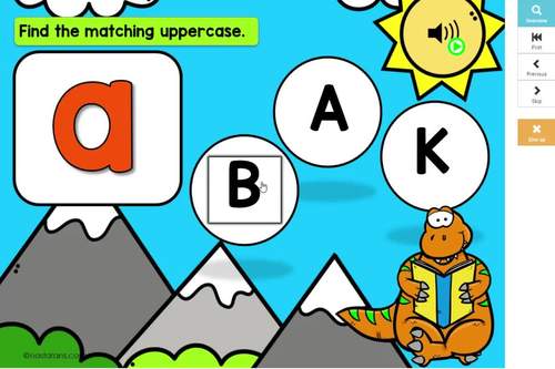 Boom Cards Digital Alphabet Activities | Letter Matching Uppercase by ...