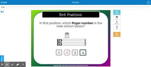 Viola 3rd Position Boom Card Bundle by Jodi Austin | TpT